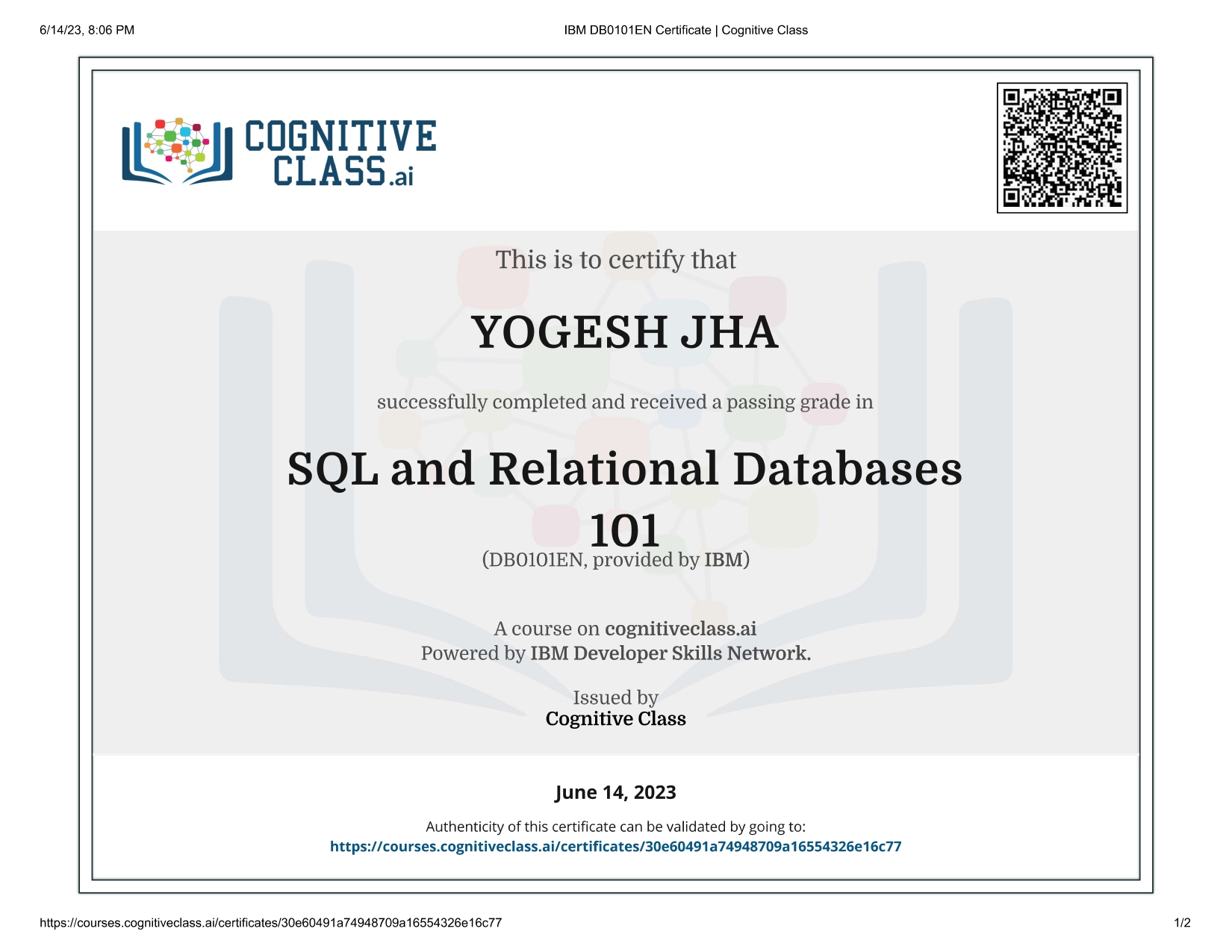 Yogesh Jha - Portfolio